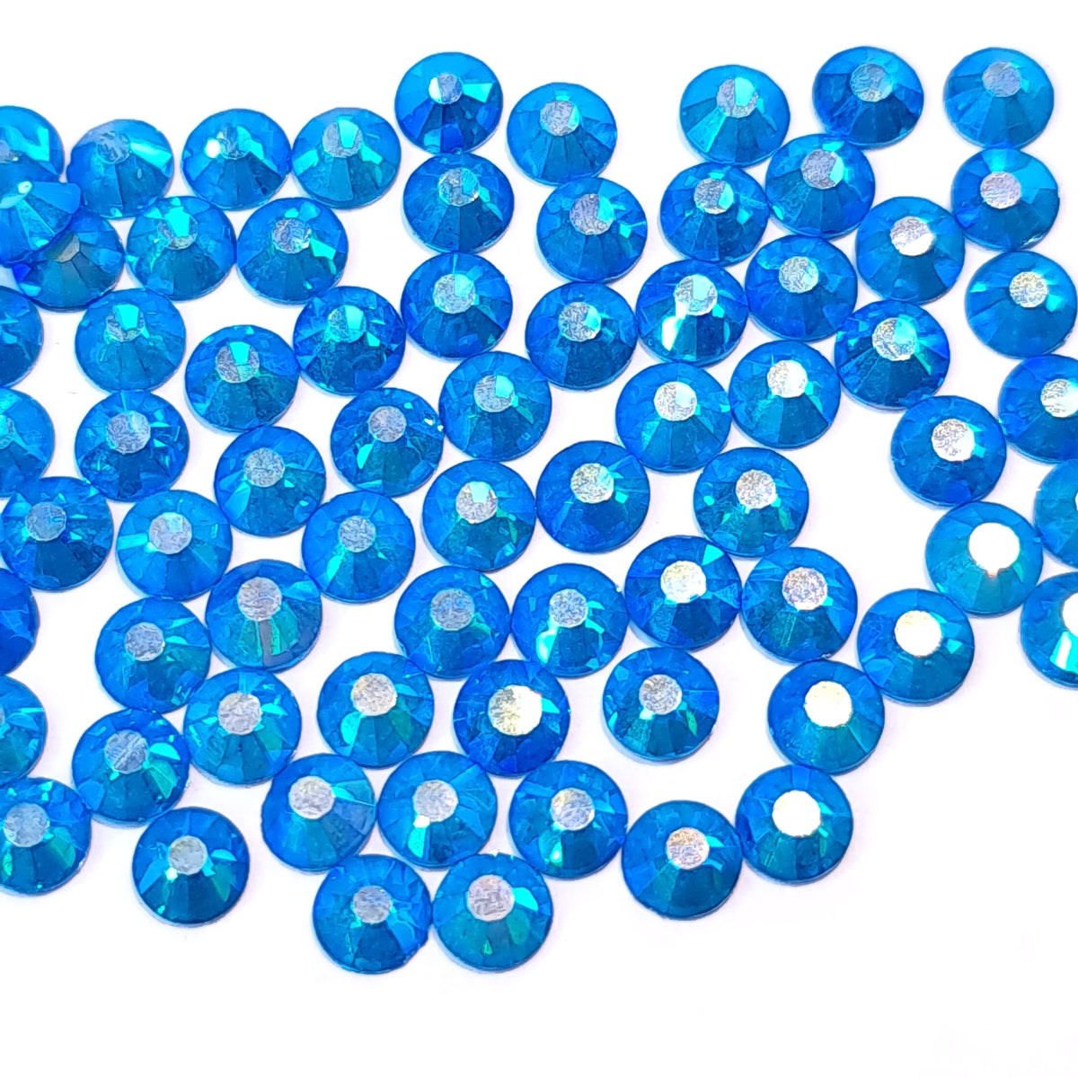 Capri Blue AB Non-Hotfix Flatback Glass Rhinestones – Rockstars & Royalty